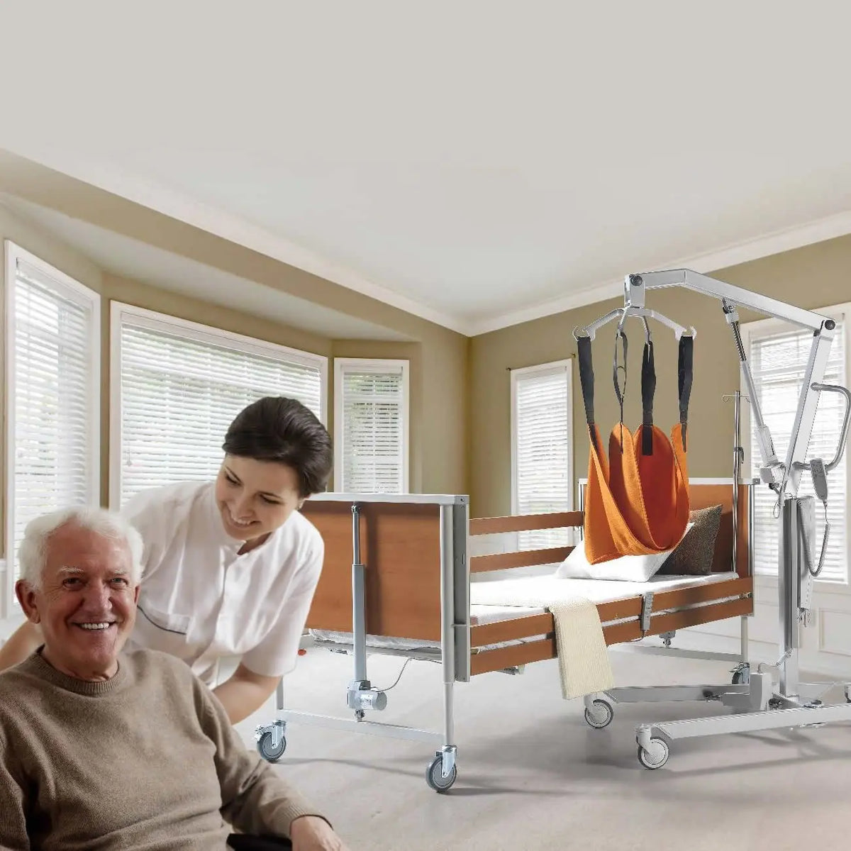 Home Care Bed for Comfortable Medical Examination